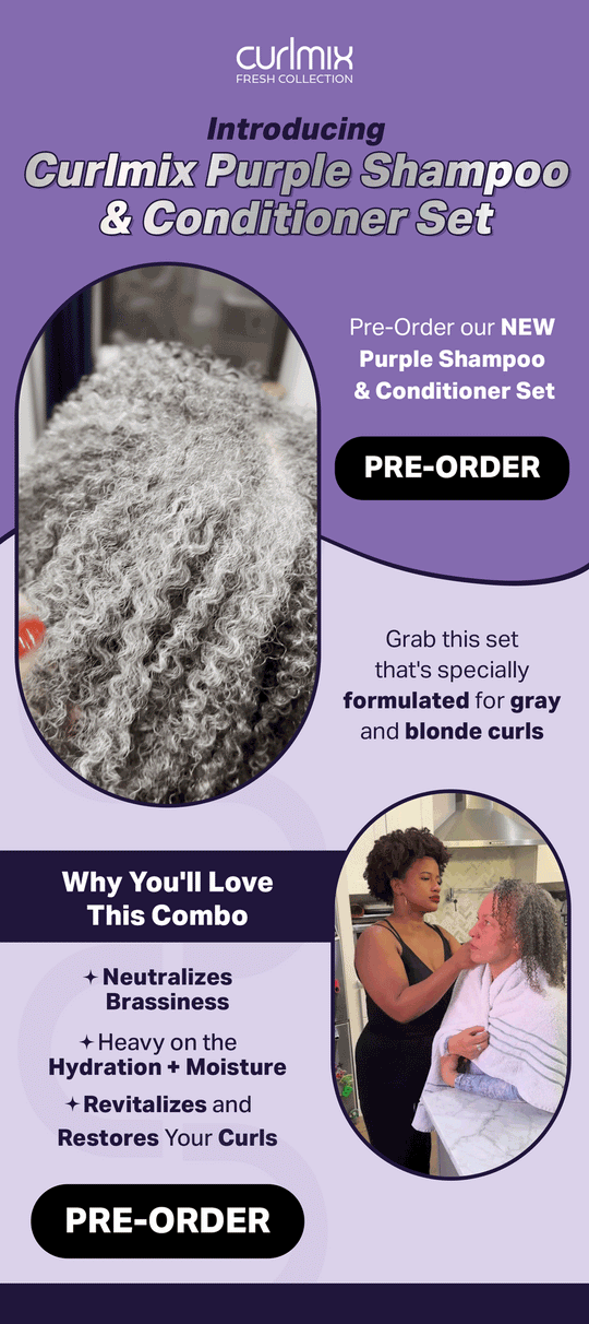 Purple Power Shampoo and Conditioner Set – CurlMix
