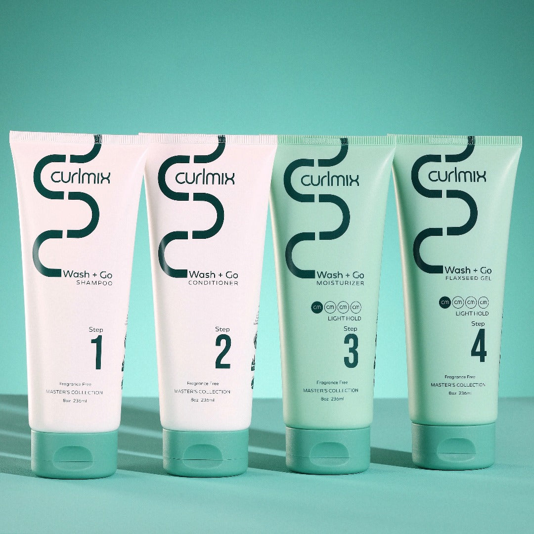 Wash and Go System with Light Hold for Curly Hair | Fragrance-Free ...